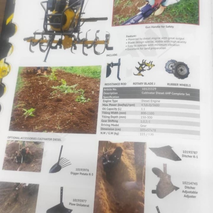 Jual Mata Alat Bajak Sawah Traktor Krisw Cultivator | Shopee Indonesia