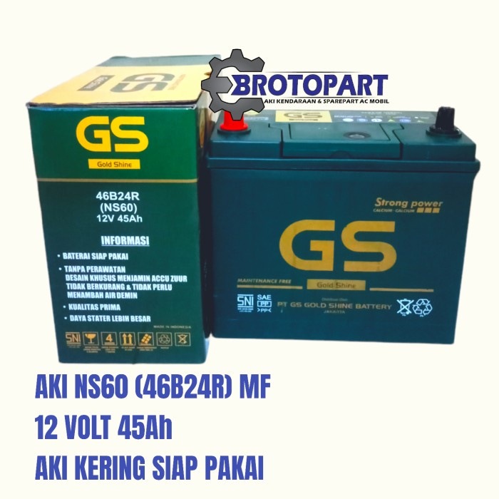 Jual [Original] Aki Mobil Suzuki Apv Carabian Jimny Sx4 X-Over Swift Gs Mf Ns60 Diskon | Shopee ...