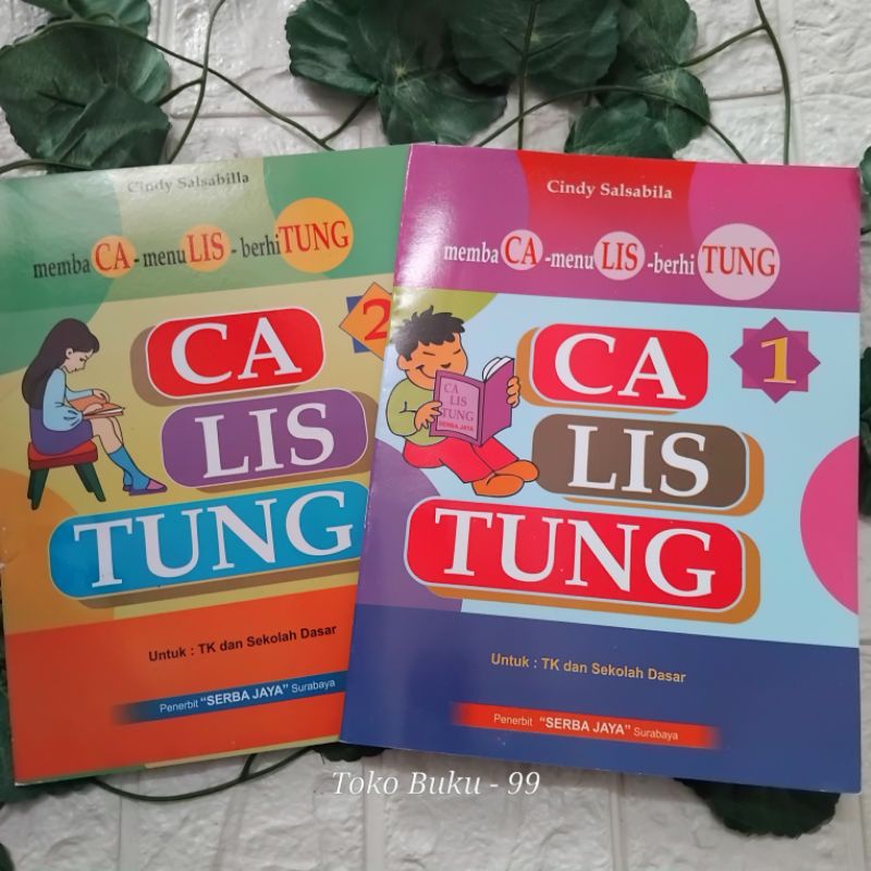 Jual Buku CaLisTung /SJ - buku membaca menulis berhitung untuk TK dan ...