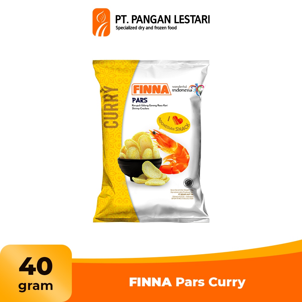 Jual FINNA Pars Snack Kerupuk Udang Rasa Curry | Shopee Indonesia