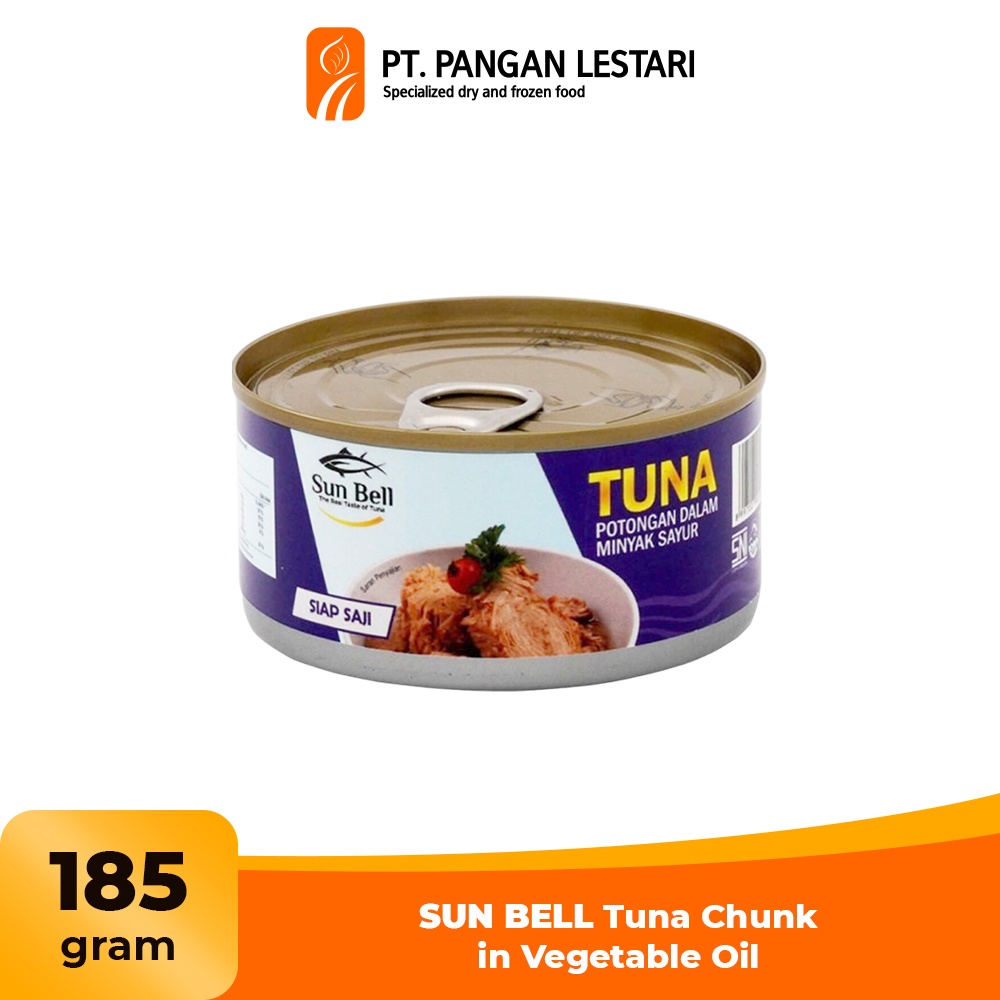 Jual SUN BELL Tuna Chunk In Vegetable Oil 185 gr | Shopee Indonesia