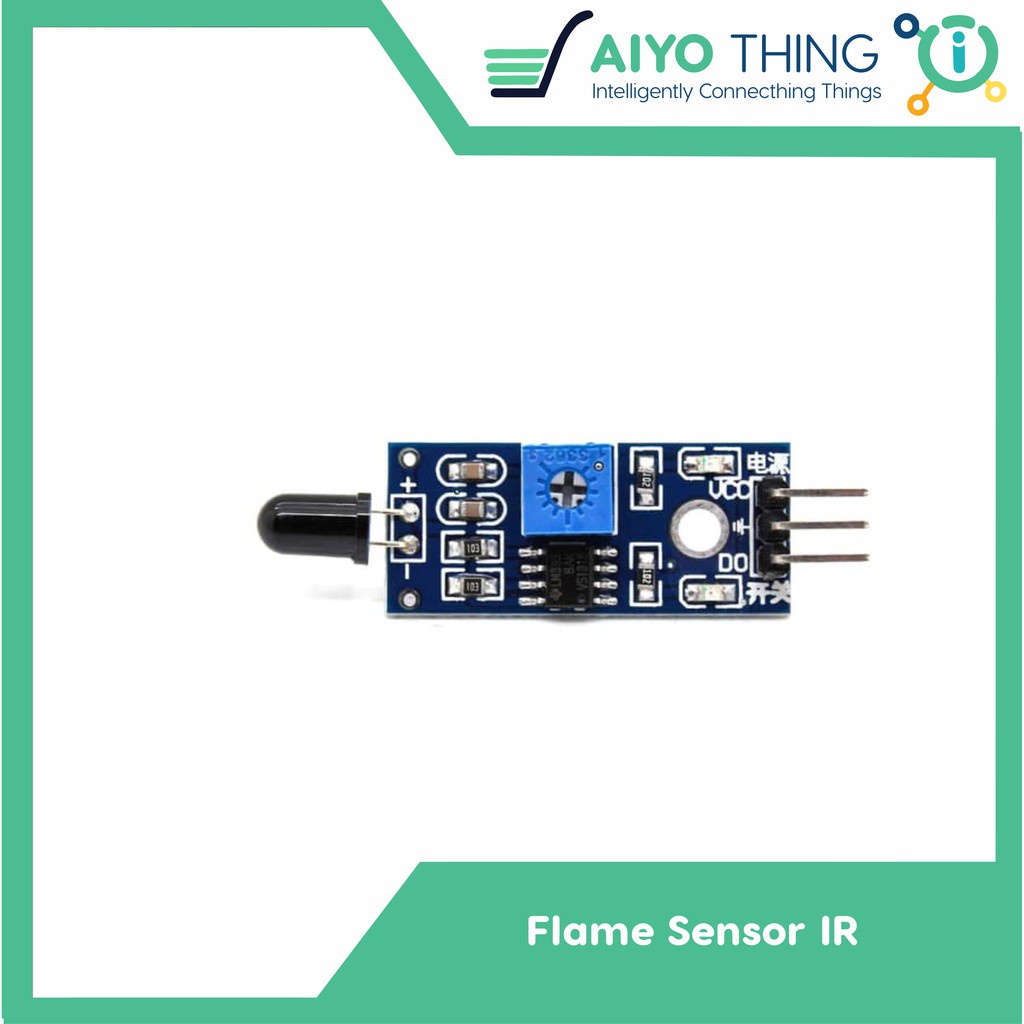 Jual Sensor Api Untuk Arduino Flame Sensor Arduino Ir Infrared Modul Shopee Indonesia