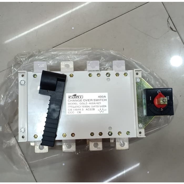 Jual COS Change over switch 400A 4 pole ohm saklar fort 4P 4pole GGLZ-400/4 | Shopee Indonesia