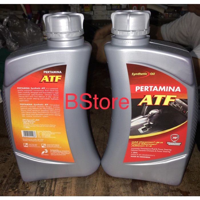 Jual oli transmisi matic pertamina (atf -power steering fluid)1 liter mahendra11shops | Shopee ...
