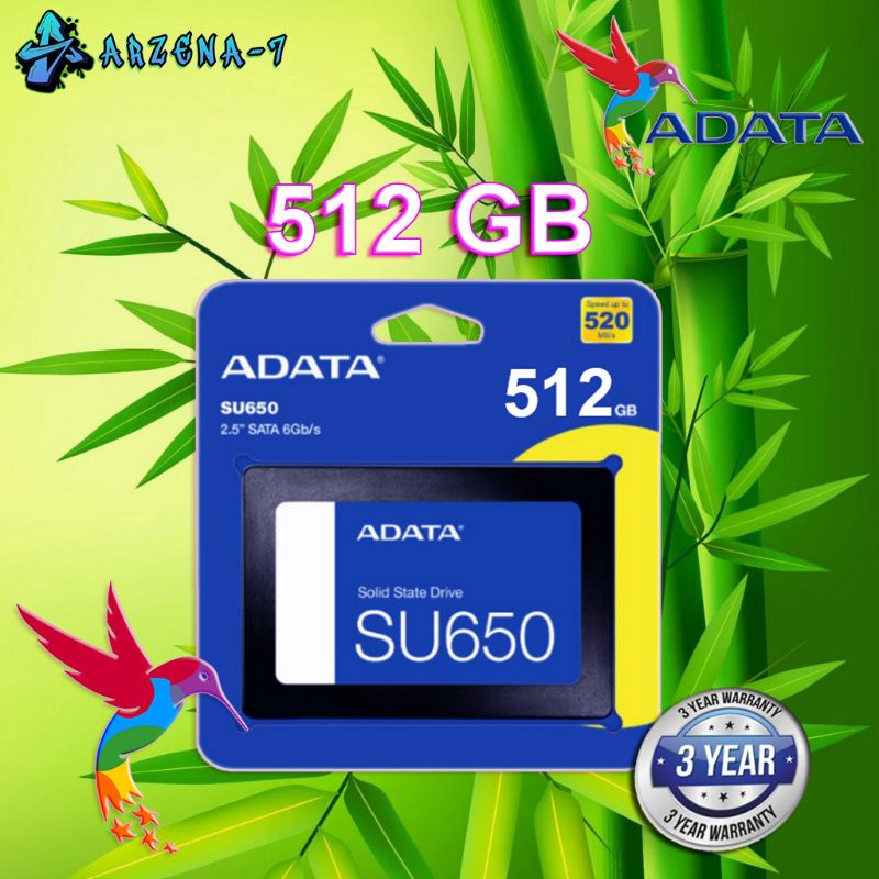 Jual Ssd Internal Adata SU650 256Gb 512Gb Sata | Shopee Indonesia