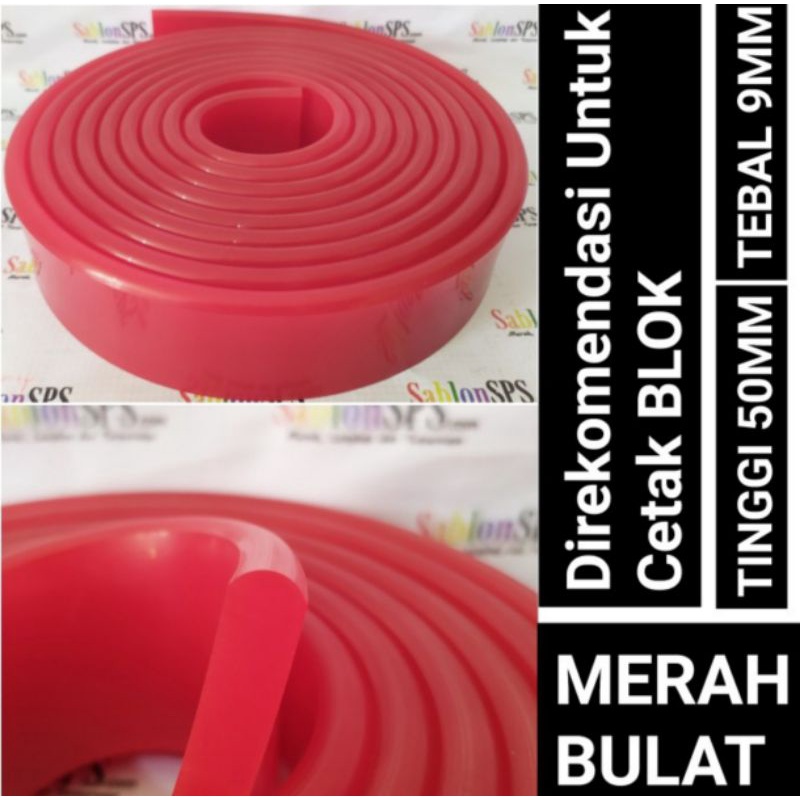 Jual RAKEL SABLON MERAH BULAT 9MMX50MM | Shopee Indonesia
