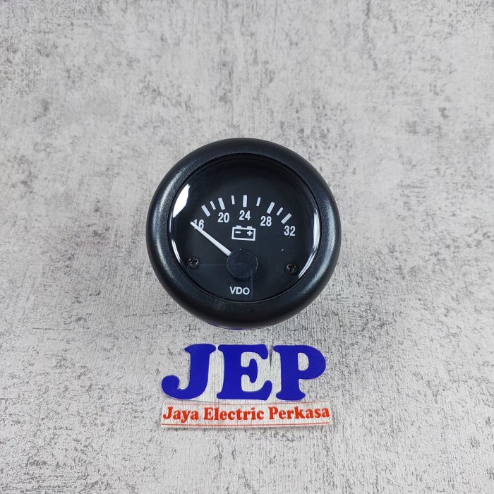 Jual Asli Voltmeter Gauge Vdo 12V Atau 24V Meter Tegangan Battery Aki Vdo Harga Khusus | Shopee ...
