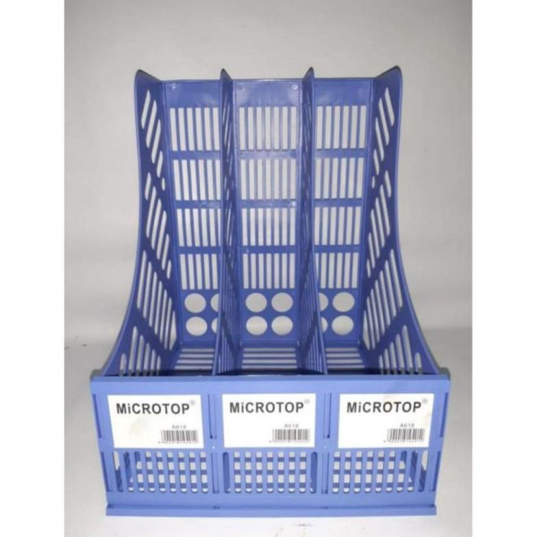 Jual Promo Box File Plastik 3Susun/ Box Keranjang/ Book Organizer ...