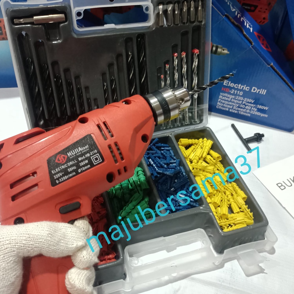 Jual Vr..!! Paket Lengkap Mesin Bor Tangan Komplit Mata Bor Beton ...