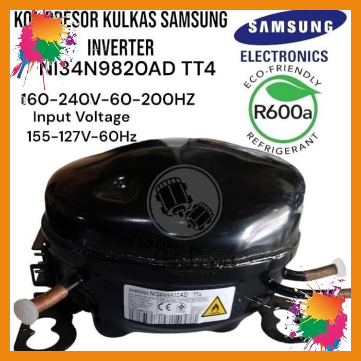 Jual kompresor kulkas samsung inverter type kulkas rt19m300bgs original ...