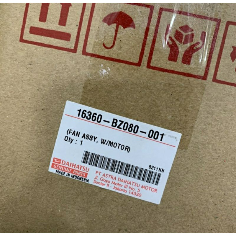 Jual Set Motor Fan Radiator All New Avanza Xenia 2012- Asli Original ...