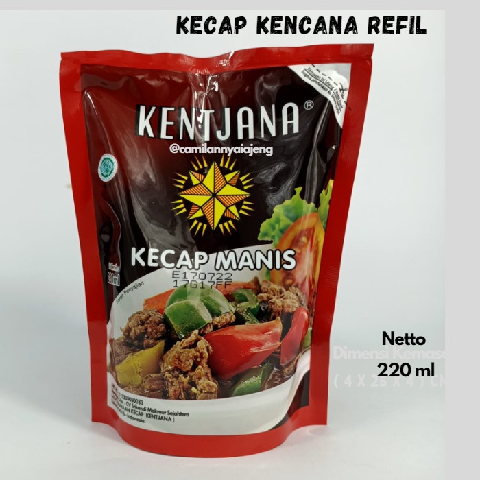 Jual Kecap Kenjtana Kencana Manis Gurih Asli Khas Kebumen | Shopee ...