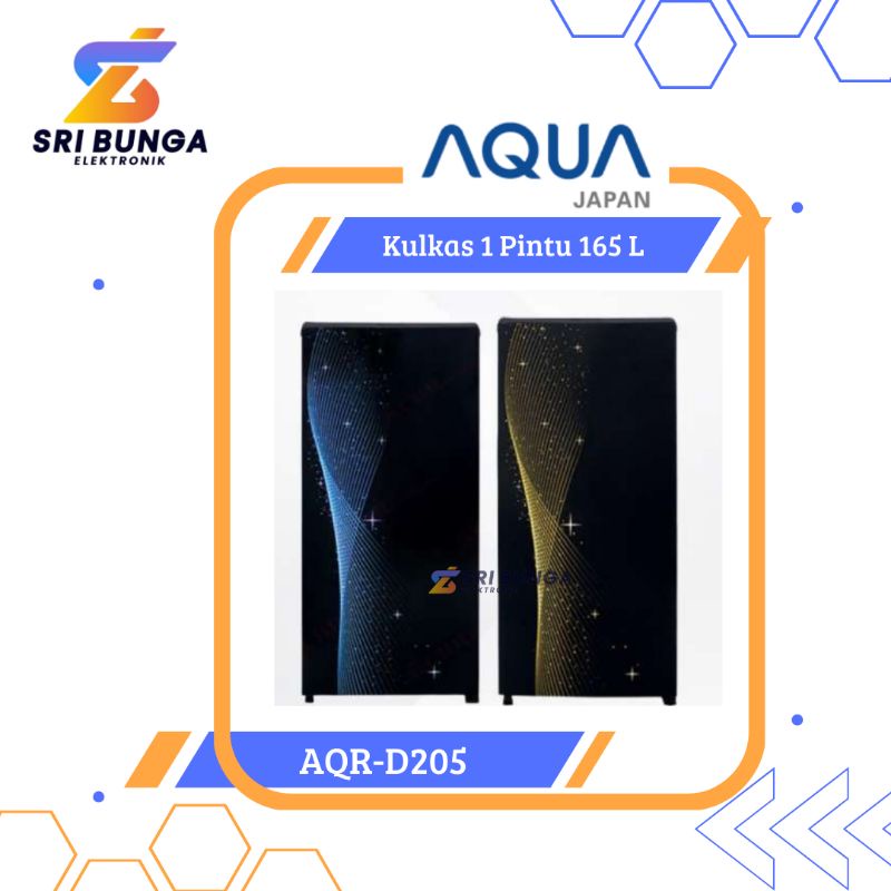 Jual Kulkas 1 Pintu AQUA Japan AQR-D205 165 Liter Big Freezer | Shopee Indonesia
