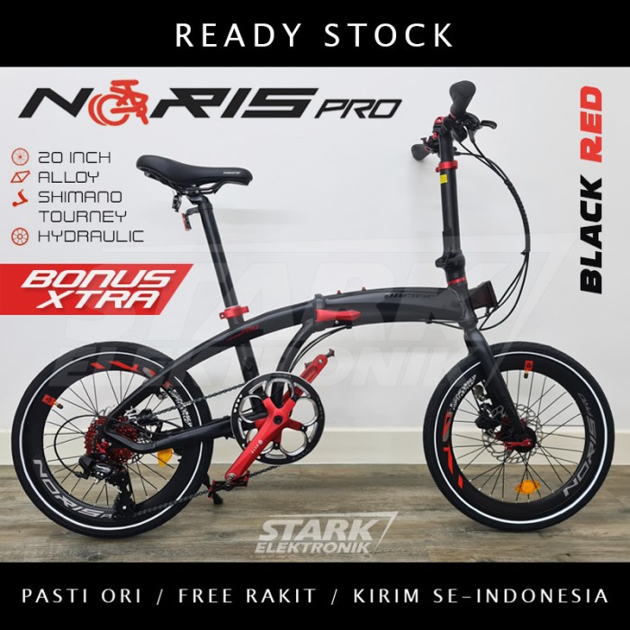 Jual Promo Pacific Noris Pro Sepeda Lipat Black Gold Ready Terbaru ...