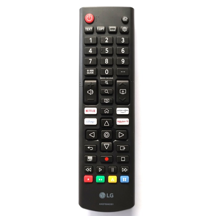Jual Disc!! REMOT REMOTE TV LG SMART TV LG AKB76040301 LED LCD ASLI ...