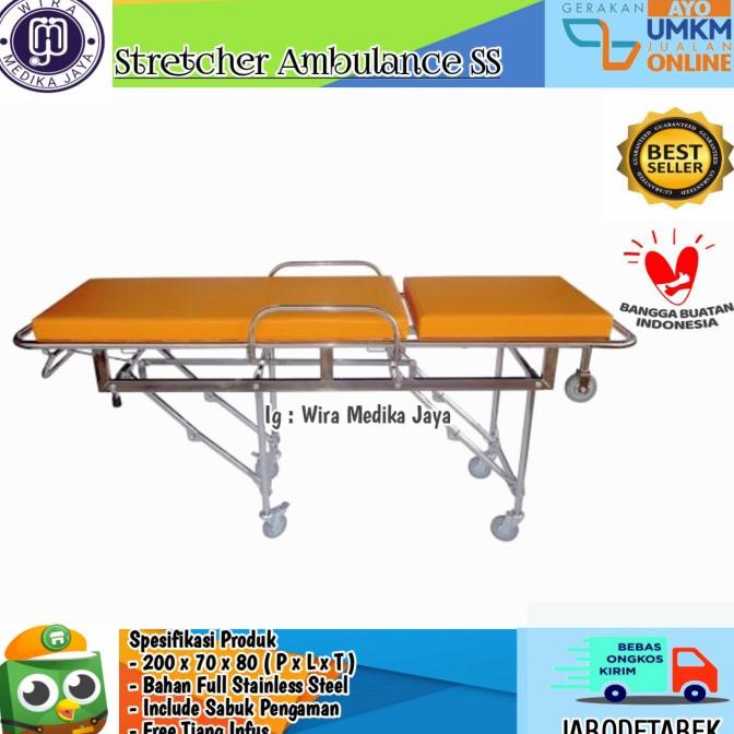 Jual Stretcher Ambulance | Brankar Dorong Ambulance | Tandu Ambulance ...