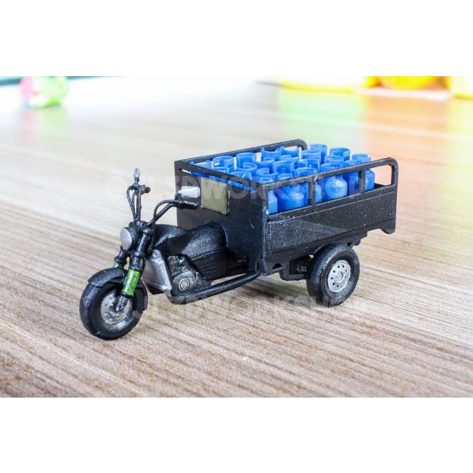 Jual ~~~~~] JL3D Painted - Motor Skala 1/64 Viar / Tossa / Roda 3 Tiga ...