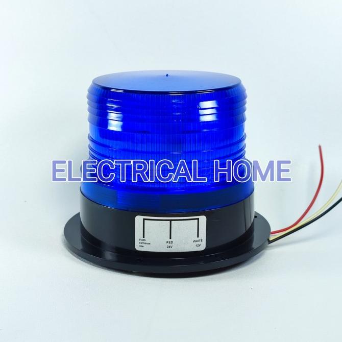 Jual Rotary Lamp N-5095 Led 4" Biru 12Vdc/24Vdc With Magnet Star ...