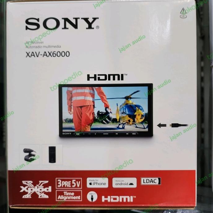 Jual Sony xav ax6000 ax 6000 wireless apple carplay headunit ldac 7 ...