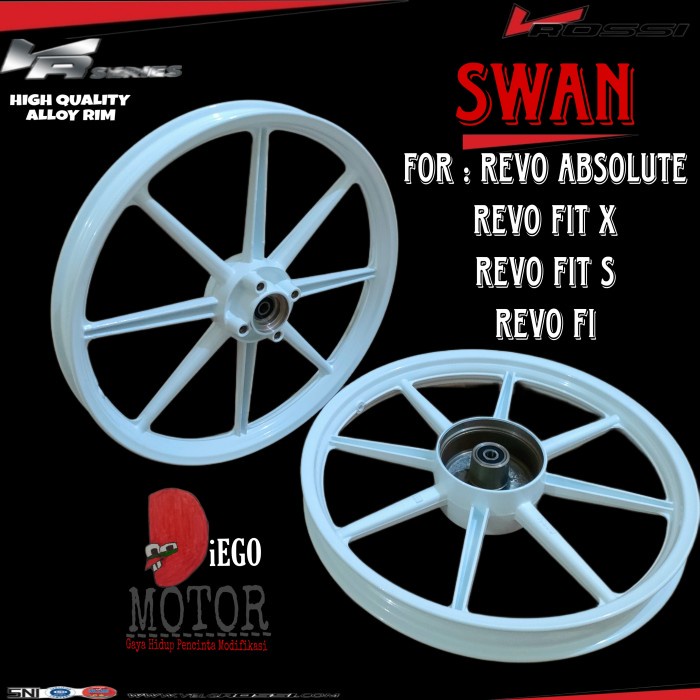 Jual Velg Racing VRossi Swan Honda Revo Absolute/Revo Fi/Revo fit X/S ...
