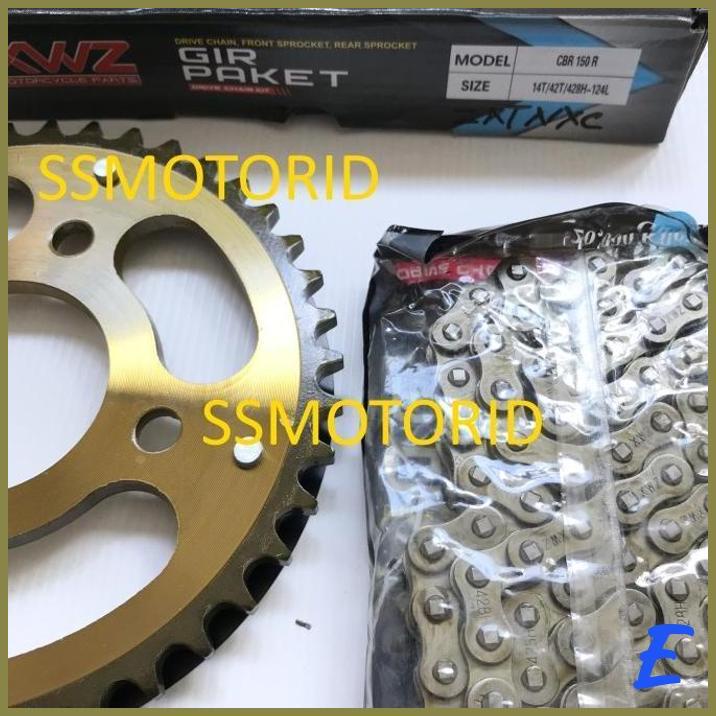 Jual PAKET RANTAI GIR GEAR SET GIRSET GIR MOTOR HONDA CBR 150R BEST ...