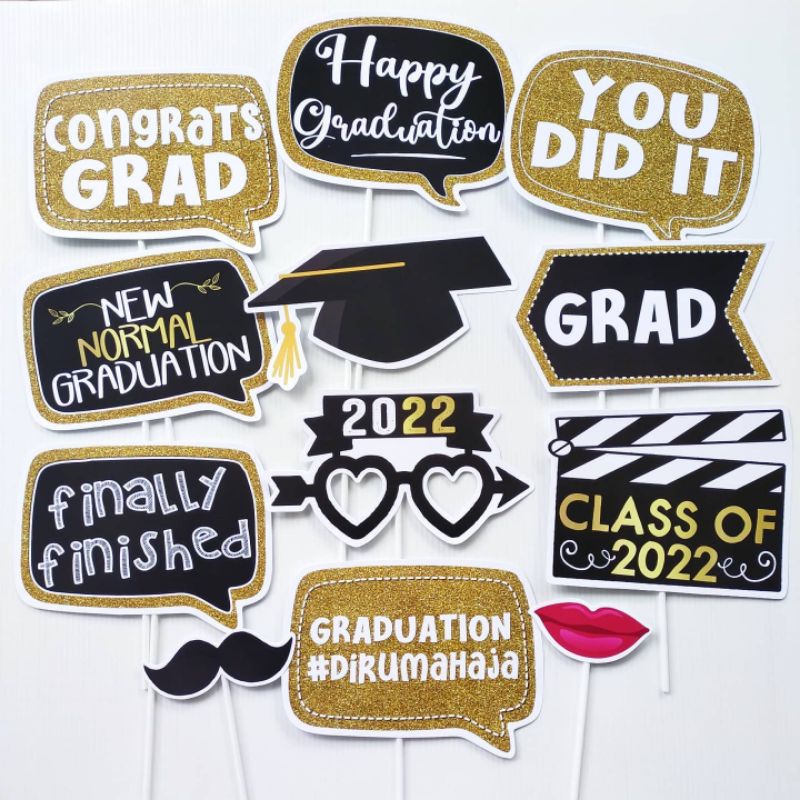 Jual Wisuda Graduation#Dirumahaja Fun Props Photobooth Aksess Foto ...