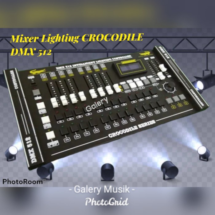 Jual mixer DMX 512 crocodile interlligent lighting controled | Shopee ...