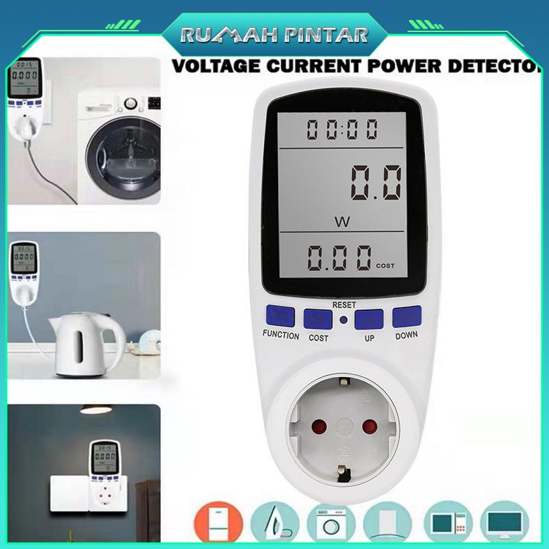Jual Alat Ukur Test Tegangan Listrik Digital Kwh Volt Watt Amper Meter ...