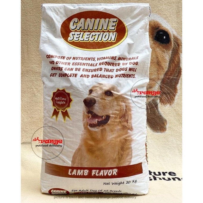 Jual canine selection lamb 20 kg dog food makanan anjing thailand ...
