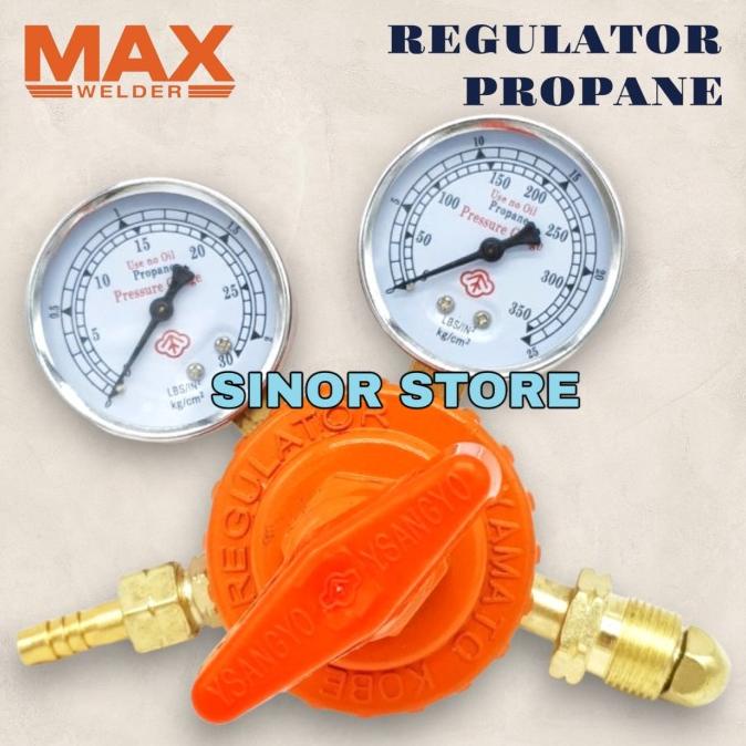 Jual roc Regulator Las Propane LPG Max Yamato Tabung Gas Elpiji Welding | Shopee Indonesia