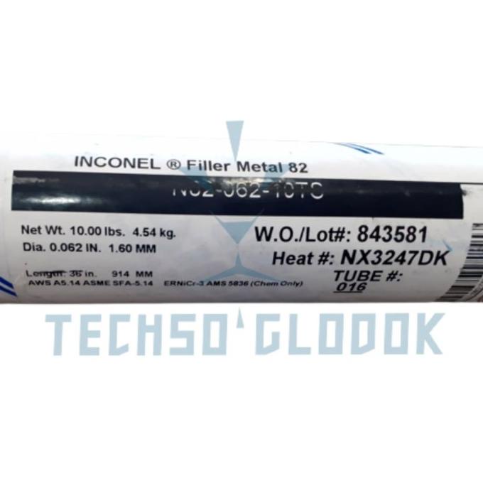 Jual best produk] Kawat las INCONEL 82 diameter 1.6mm ERNiCr-3 (harga ...