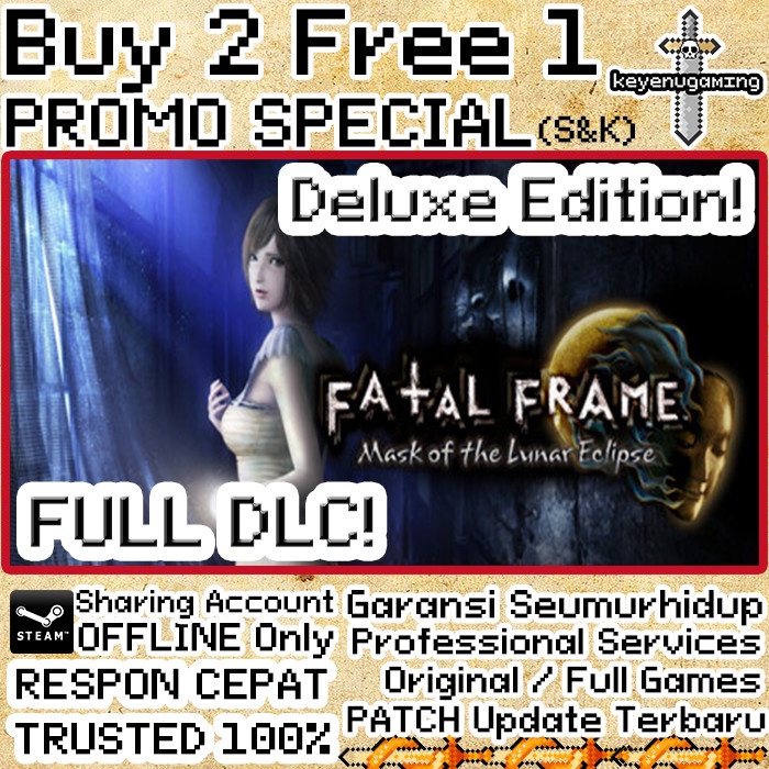 Jual FATAL FRAME / PROJECT ZERO: Mask of the Lunar Eclipse PC FULL DLC ...