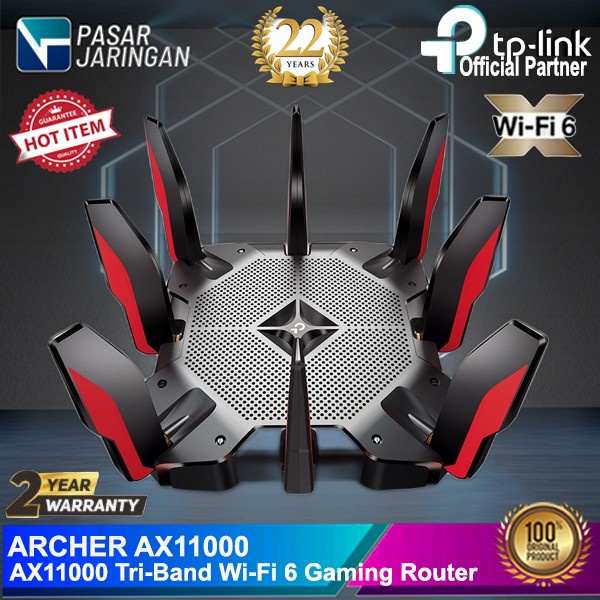 Jual TP-LINK Archer AX11000 Next-Gen Tri-Band Wifi6 AX11000 Gaming ...