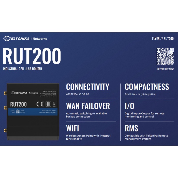 Jual MODEM 4G ROUTER RUT200 TELTONIKA | Shopee Indonesia