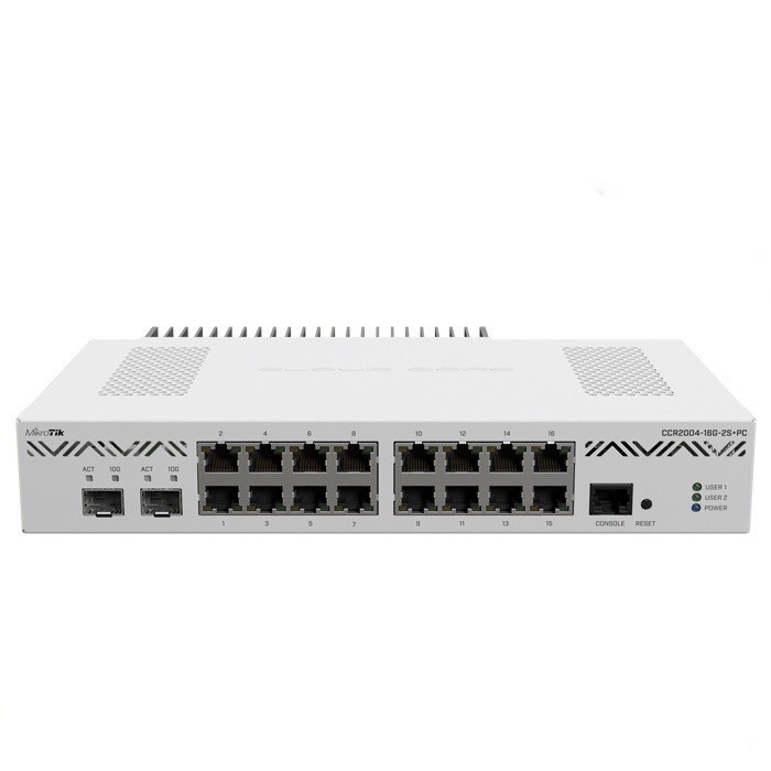Jual MikroTik CCR2004-16G-2S+PC Cloud Core Router CCR 2004 16G 2S+PC ...