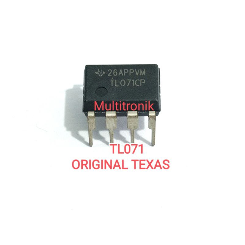 Jual TL 071 ic TL 071 Original TEXAS Instruments Op-Amp Low Noise ...