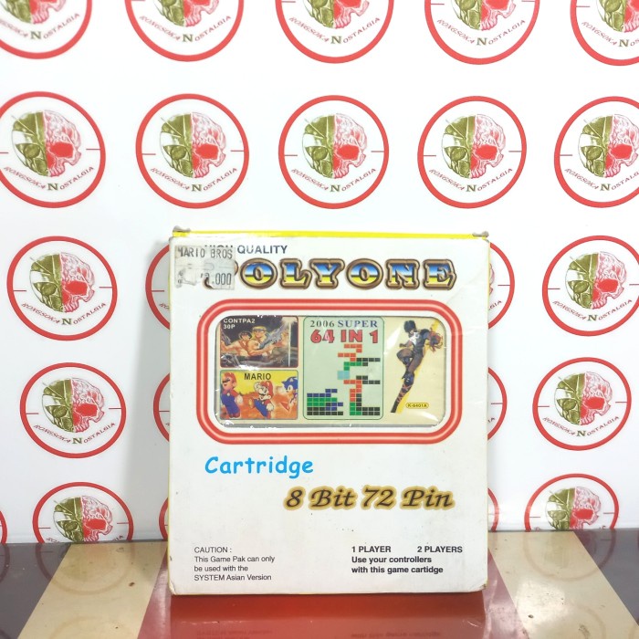 Jual kaset games nintendo bootleg vintage nes cartridge 64 in 1 ...