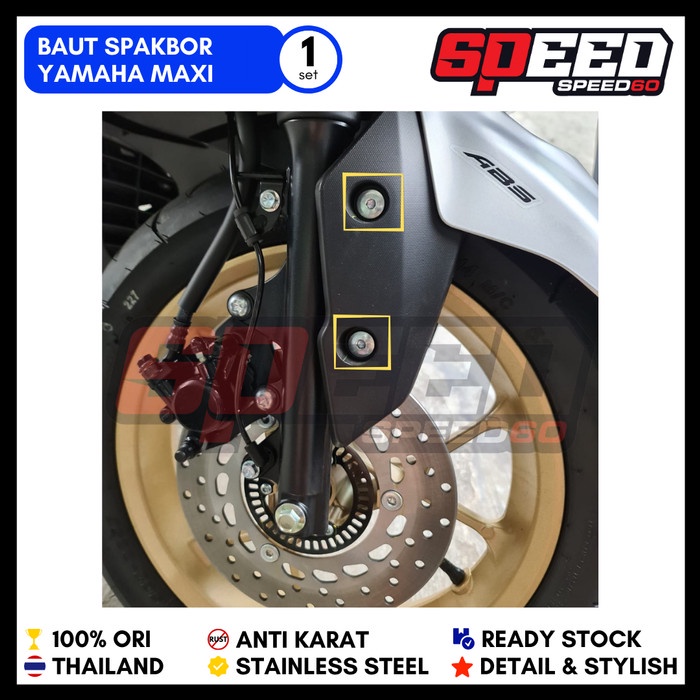 Jual For Sale Baut Spakbor Nmax Aerox Xmax Lexi Probolt Thailand Gold ...