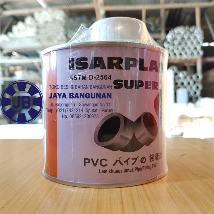 Jual Promo Lem Pipa Pvc Pralon Paralon Isarplas Kaleng 400 Gr | Shopee ...