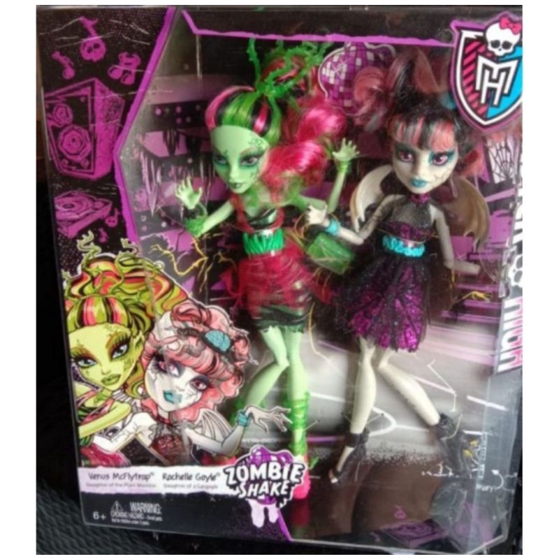 Jual monster high zombie venus mcflytrap dan Rochelle goyle | Shopee ...