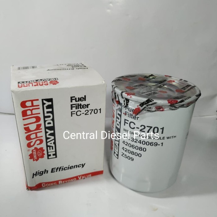 Jual Filter Solar / Fuel Filter Hitachi Isuzu Fc-2701 Fc2701 Sakura ...