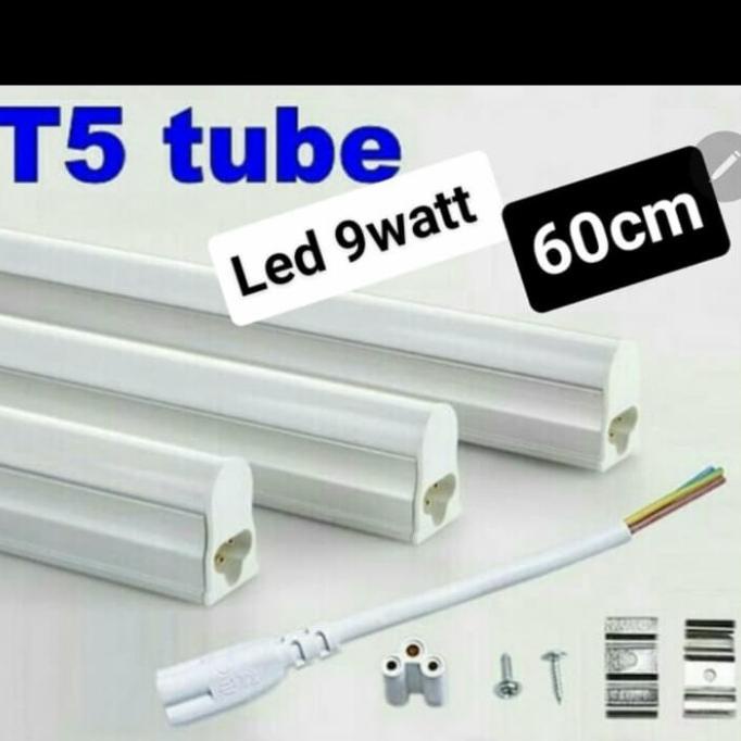 Jual Lampu Tl Neon T5 Led 9W 60Cm Tube 60 Cm 10 W Watt Warm White - Putih Pengiriman Cepat ...