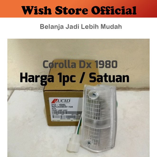 Jual Lampu Sein Sen Rating Signal Lamp Toyota Corolla Dx 1980 Ke70 Ke 70 Star | Shopee Indonesia