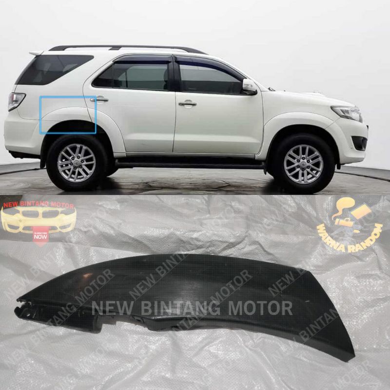 Jual Over fender toyota fortuner belakang kanan 2012 2015 original ...