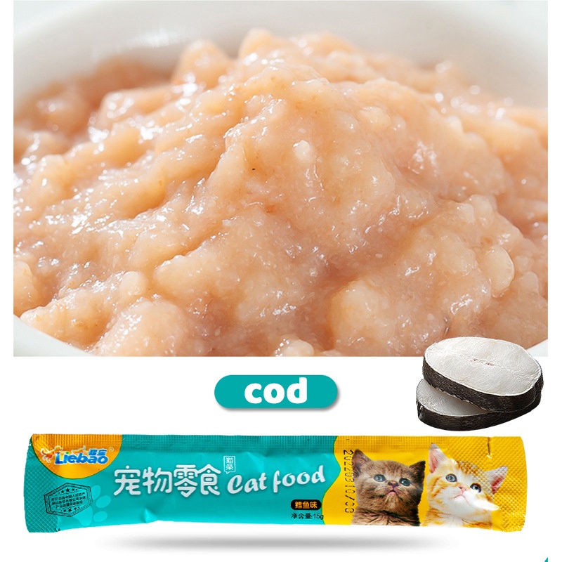 Jual 【Liebao】 Cemilan Kucing Snack Kucing 15g penggemuk bergizi Cat ...