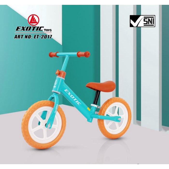 Jual BALANCE BIKE ET 2017 SEPEDA PUSH BIKE MELATIH KESEIMBANGAN ANAK ...