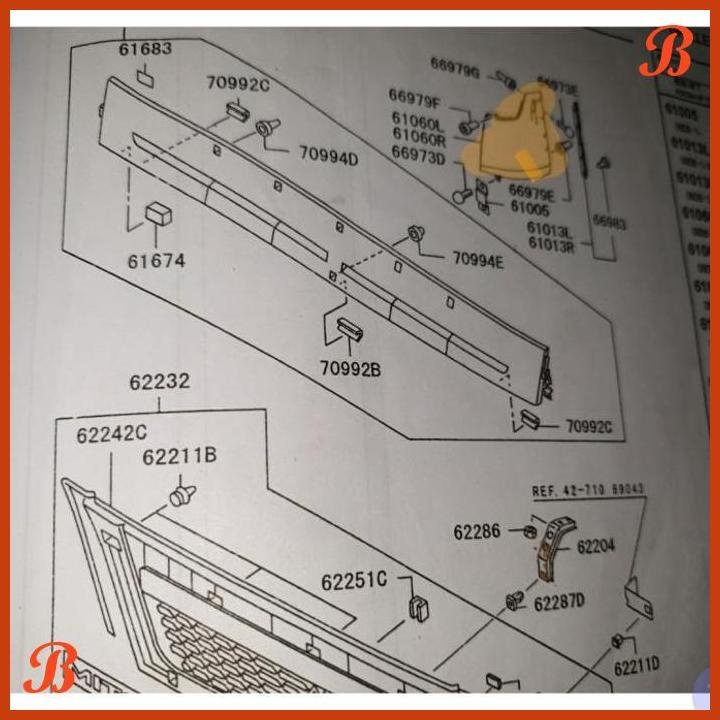 Jual PANEL CORNER PIPI MITSUBISHI CANTER BAGIAN KIRI ORIGINAL MK997197 ...