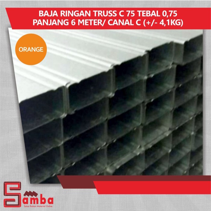 Jual BAJA RINGAN TRUSS C 75 TEBAL 0,70 PANJANG 6 METER | Shopee Indonesia