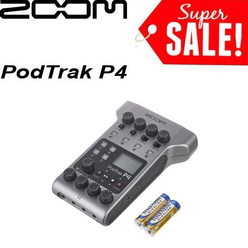 Jual Zoom PodTrak P4 Portable Multitrack Podcast Recorder | Shopee ...