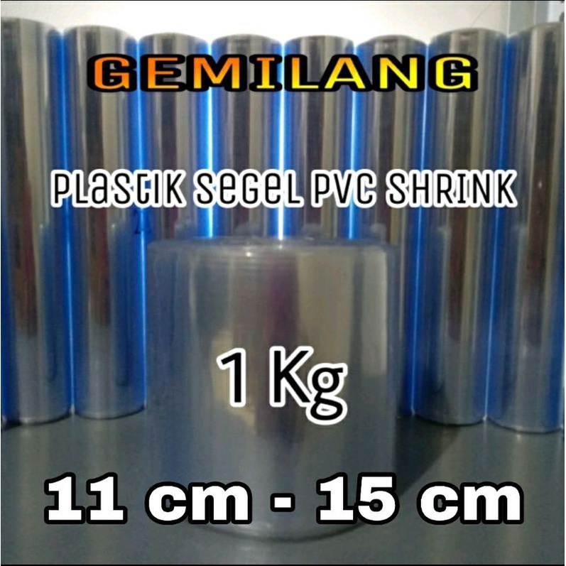 Jual Plastik Segel Shrink Pvc Ukuran 11Cm -30 Cm Berat 1 Kg | Shopee ...